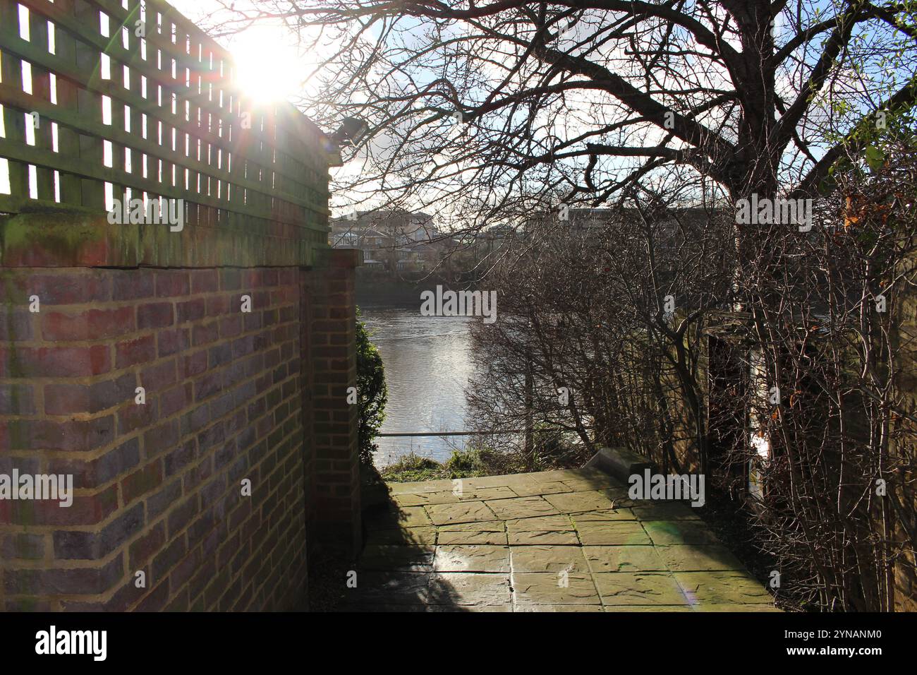 Blue bricks on path hi-res stock photography and images - Alamy