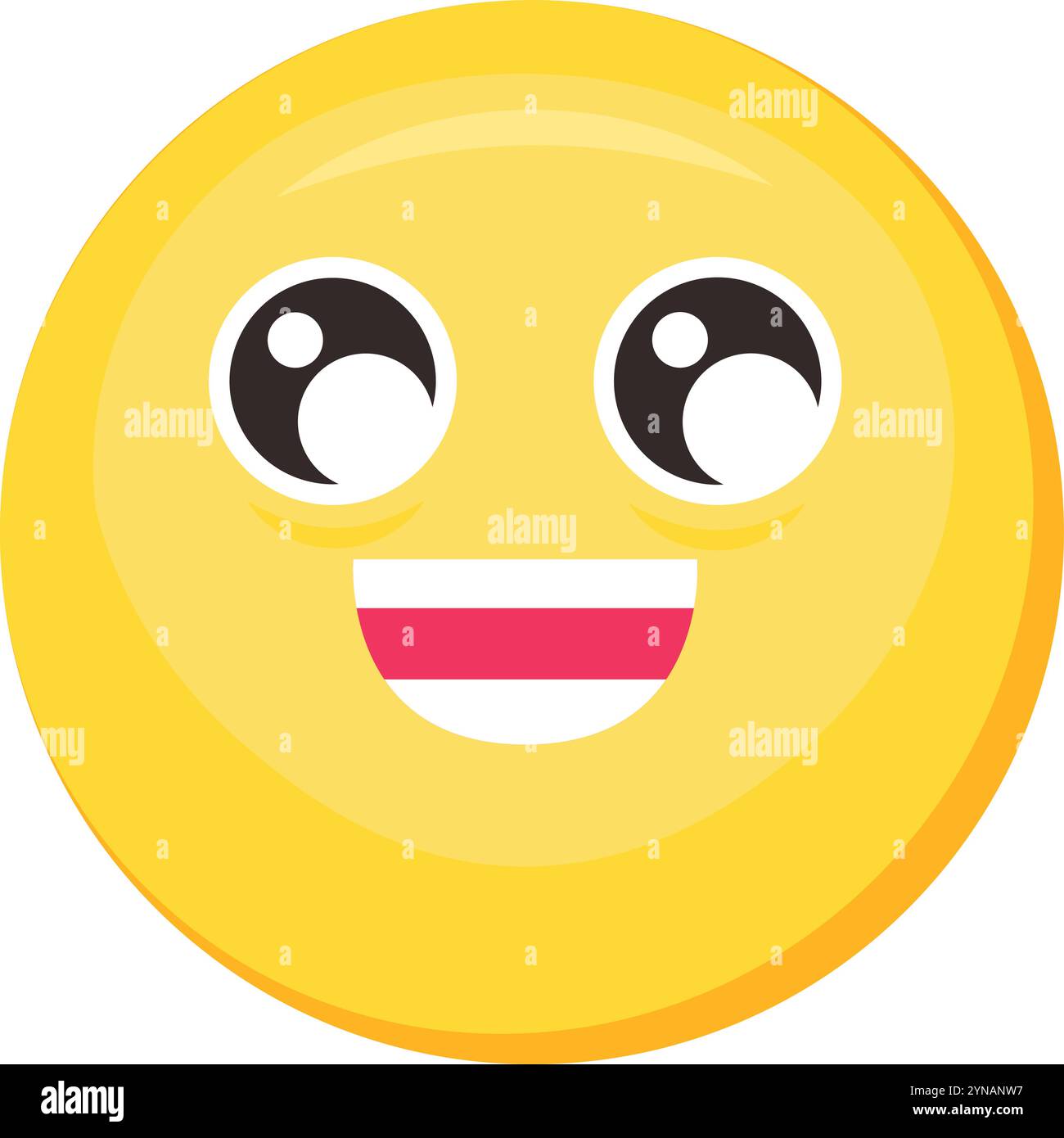 Delighted smile Stock Vector Images - Alamy