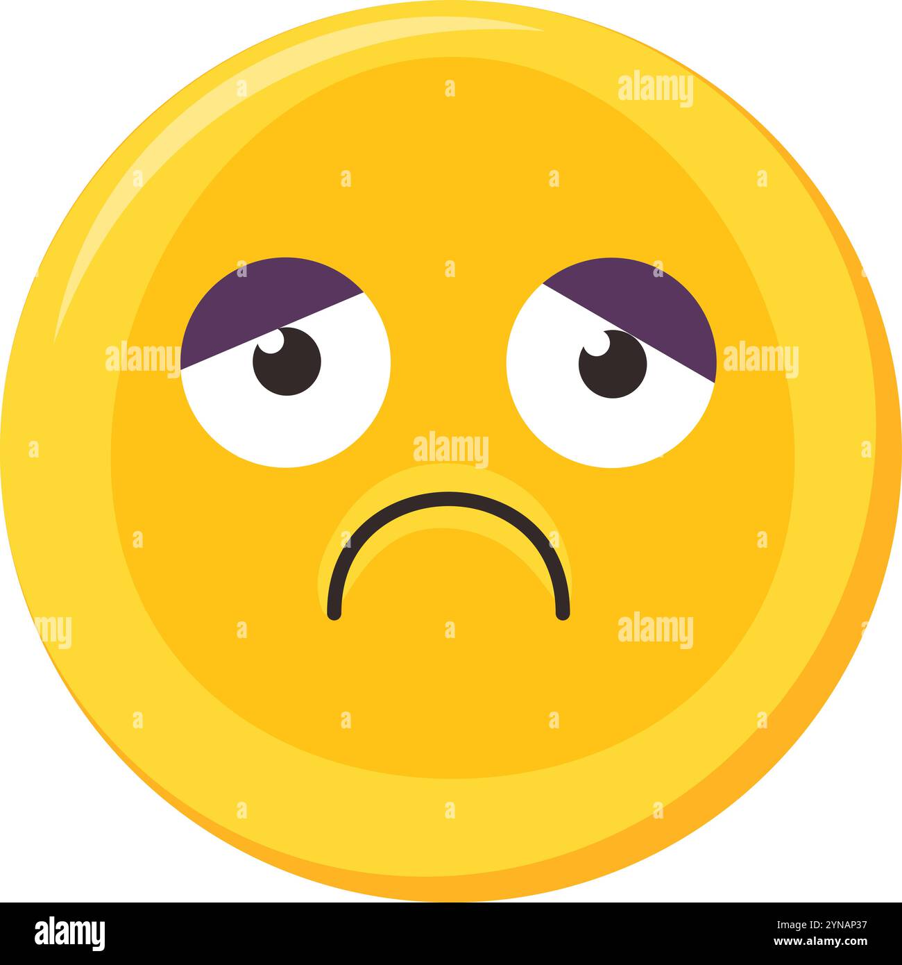 Frustrated emoticon Cut Out Stock Images & Pictures - Alamy