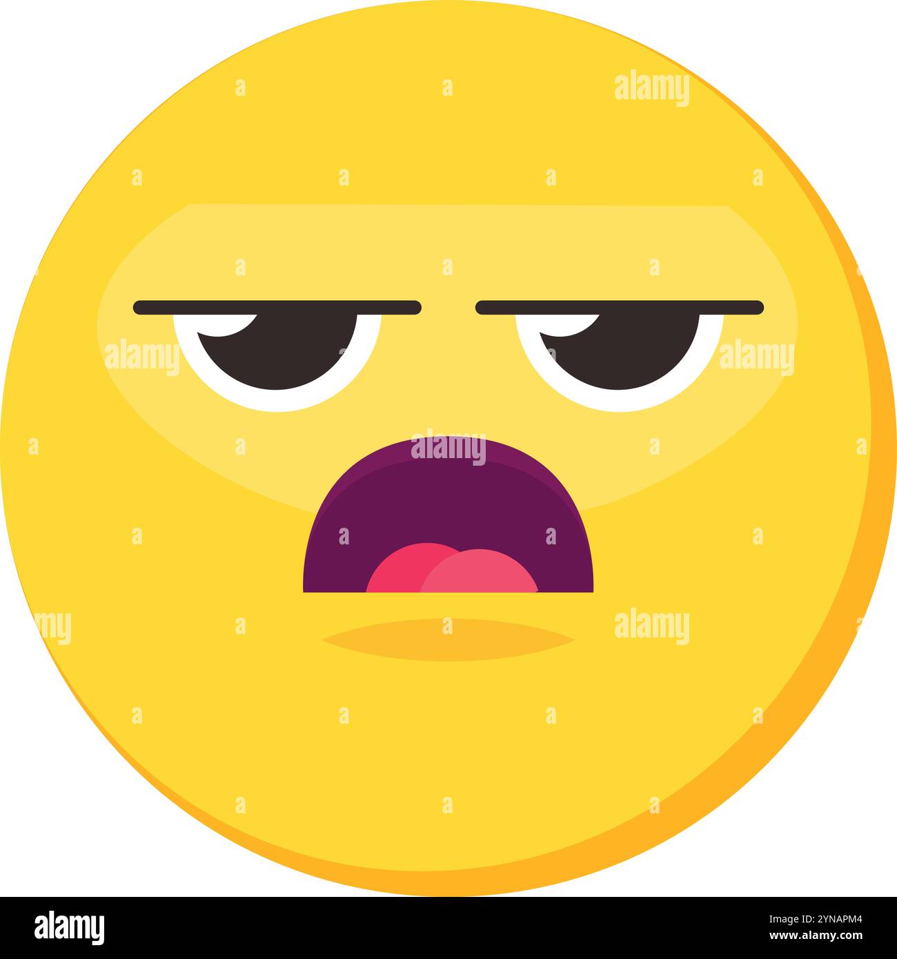 Complaining and unsatisfied emoji, displeased facial expression ...