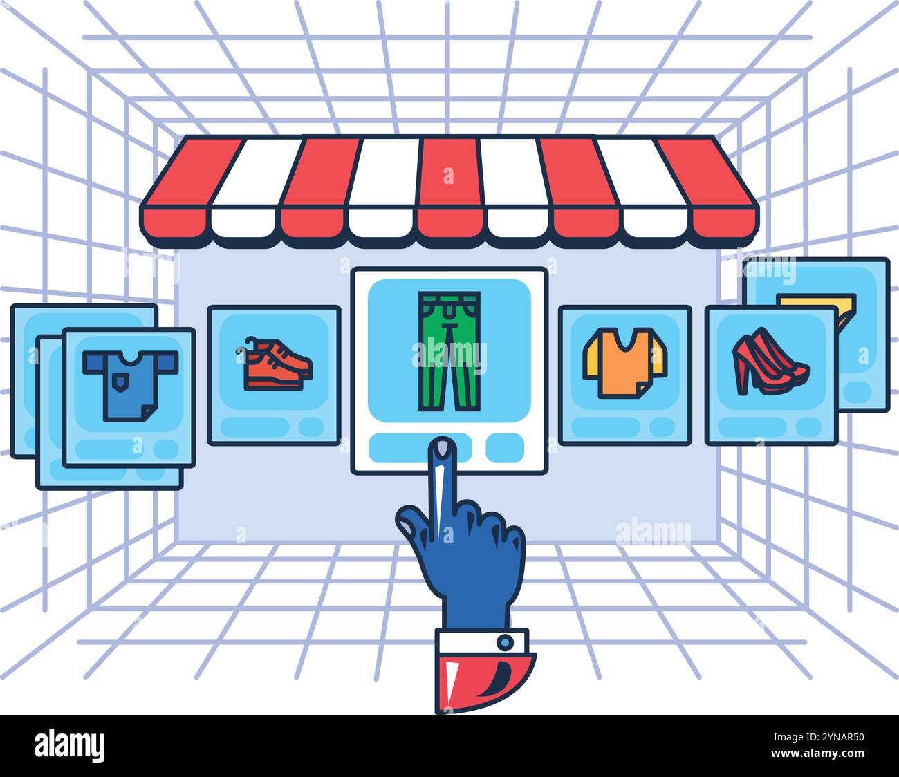 User interface retail Cut Out Stock Images & Pictures - Alamy