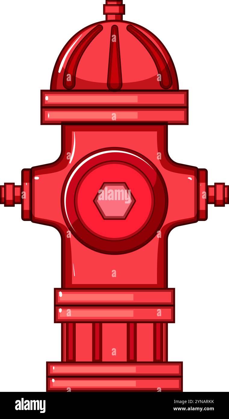 fighting fire hydrant cartoon vector illustration Stock Vector Image & Art - Alamy