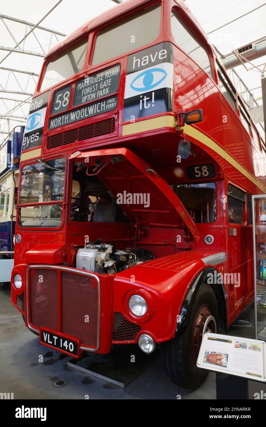 London Bus Museum, Brooklands, Weybridge, England, United Kingdom Stock ...