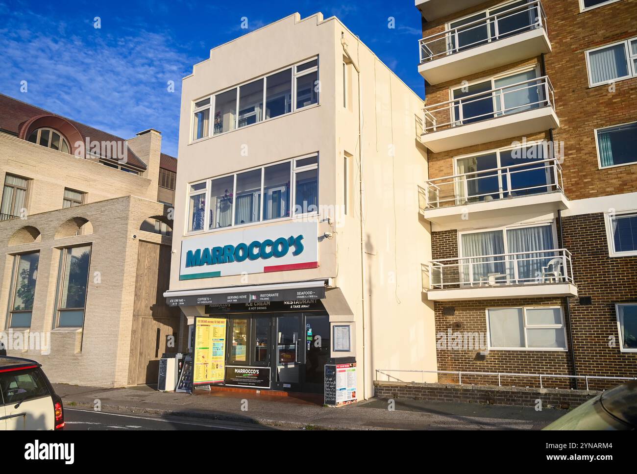 The famous Marrocco’s Italian Ice Cream and Seafood Restaurant on Hove ...