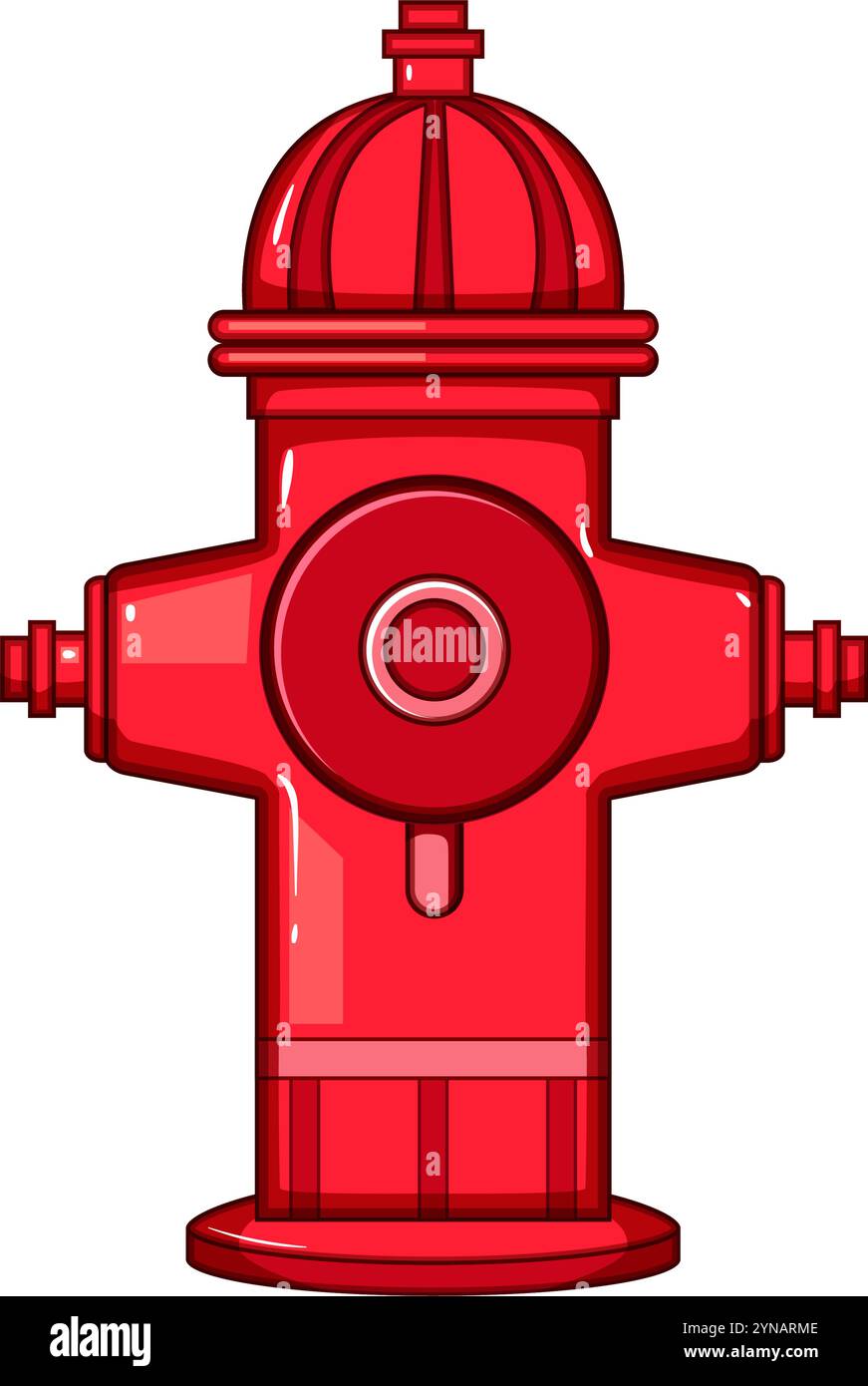safety fire hydrant cartoon vector illustration Stock Vector Image & Art - Alamy