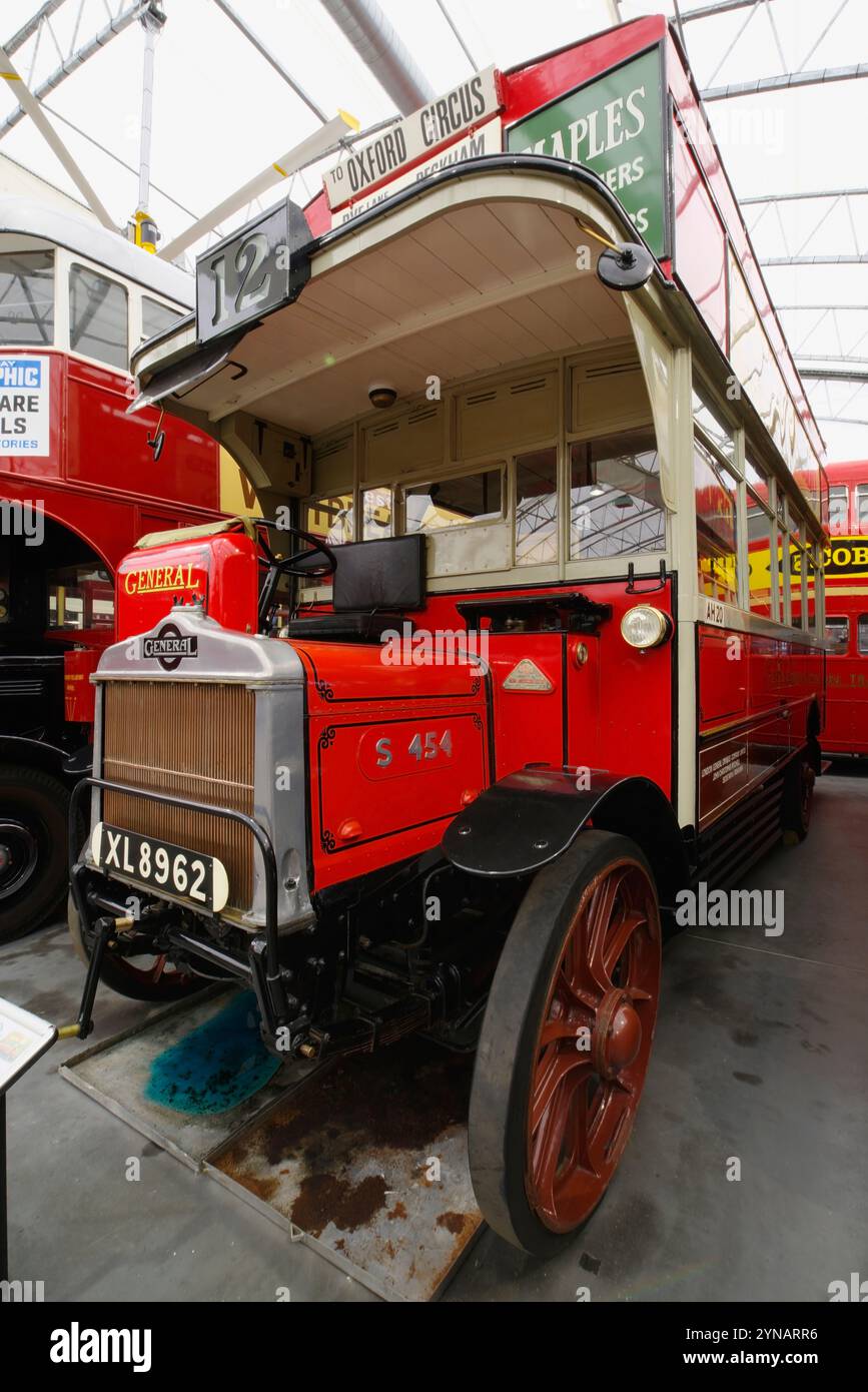 1922, AEC S Type Bus, London Bus Museum, Brooklands, England Stock ...