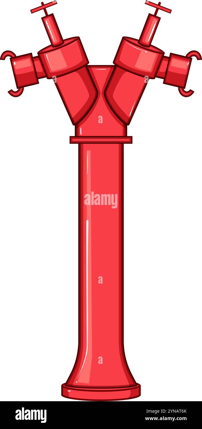 valve fire hydrant cartoon vector illustration Stock Vector Image & Art - Alamy
