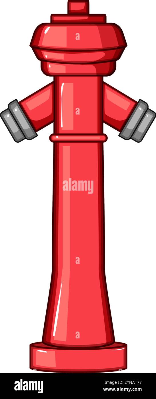 nozzle fire hydrant cartoon vector illustration Stock Vector Image & Art - Alamy