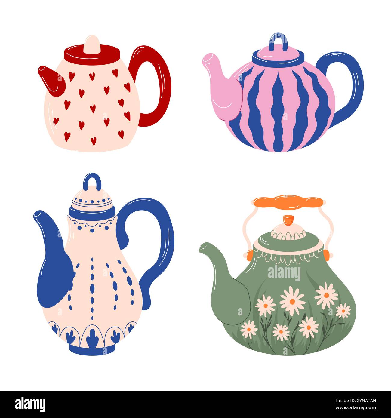Collection of ornate teapots hi-res stock photography and images - Alamy