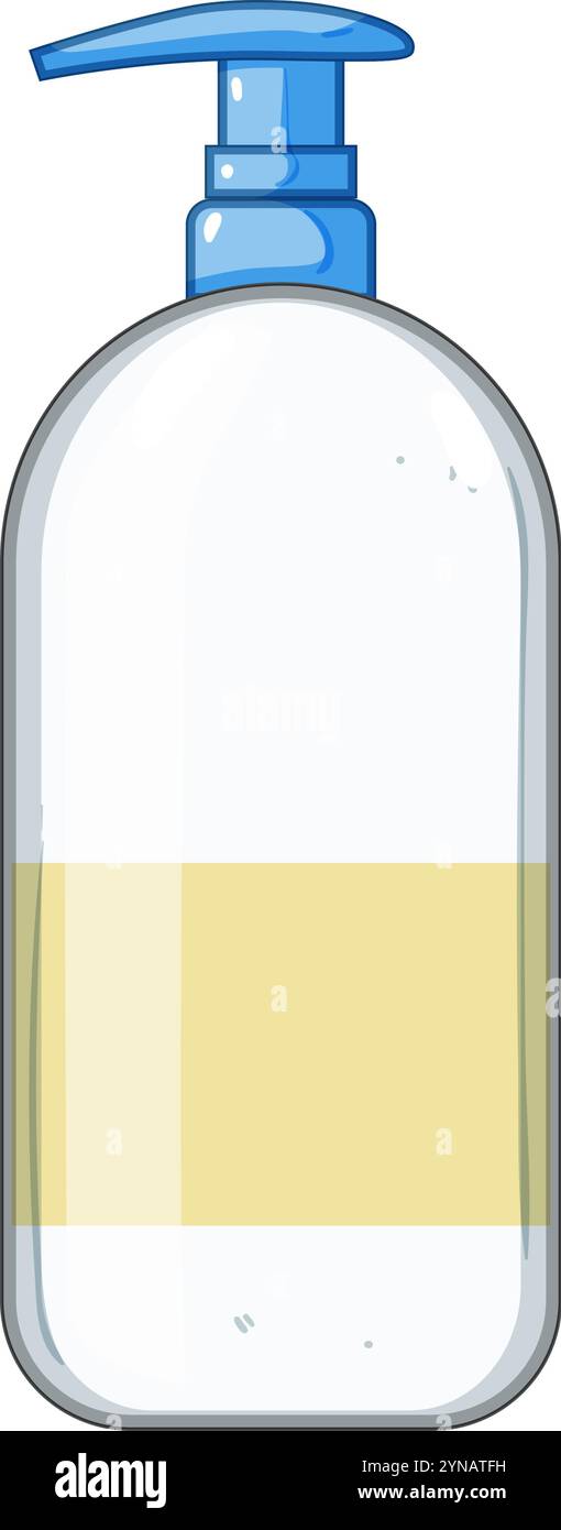 moisturizer lotion baby cartoon vector illustration Stock Vector Image ...