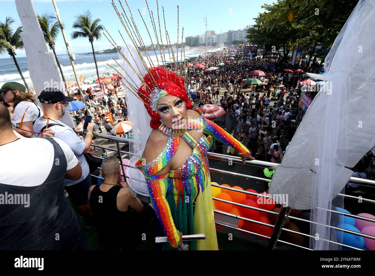 November 24, 2024, Rio De Janeiro, Rio De Janeiro, Brazil: Drag Queen ...