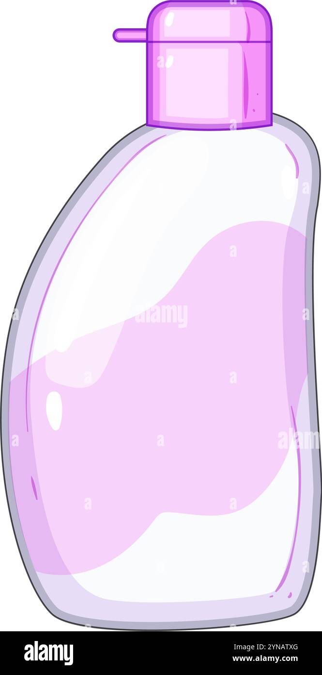 sensitive lotion baby cartoon vector illustration Stock Vector Image ...