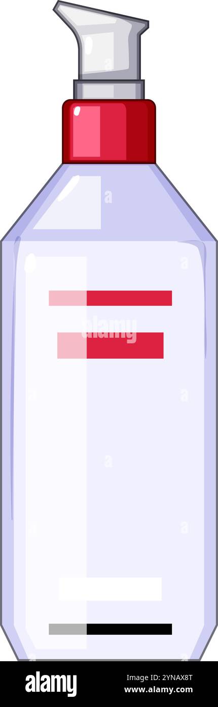 soothing lotion baby cartoon vector illustration Stock Vector Image ...