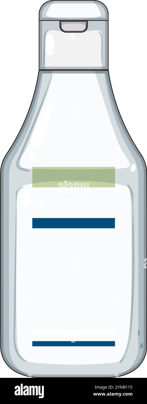 natural lotion baby cartoon vector illustration Stock Vector Image ...