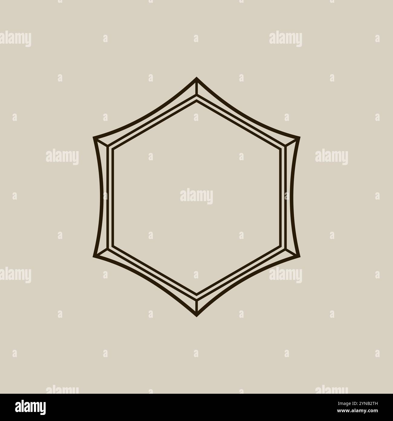 Sacred hex with spiritual, mystical symbols Stock Vector Image & Art ...