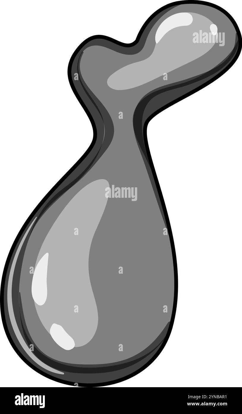 mold metal liquid shapes cartoon vector illustration Stock Vector Image ...