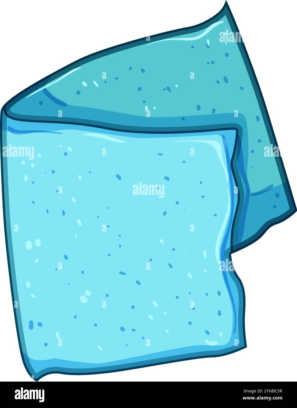 lightweight microfiber towel cartoon vector illustration Stock Vector ...