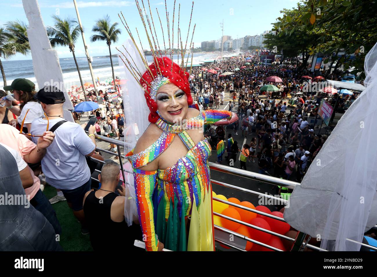 November 24, 2024, Rio De Janeiro, Rio De Janeiro, Brazil: Drag Queen ...