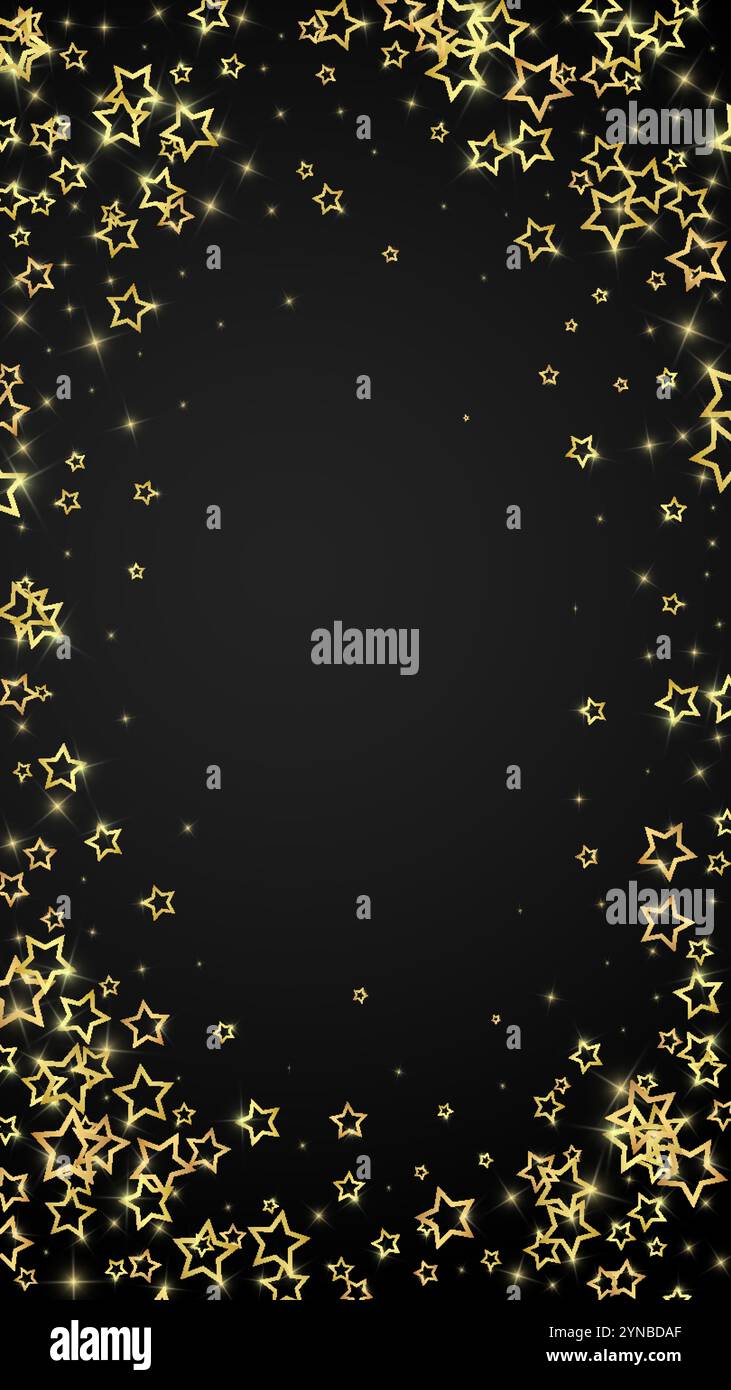 Starry night fairy tale background. Cute sparkling twinkles, christmas ...