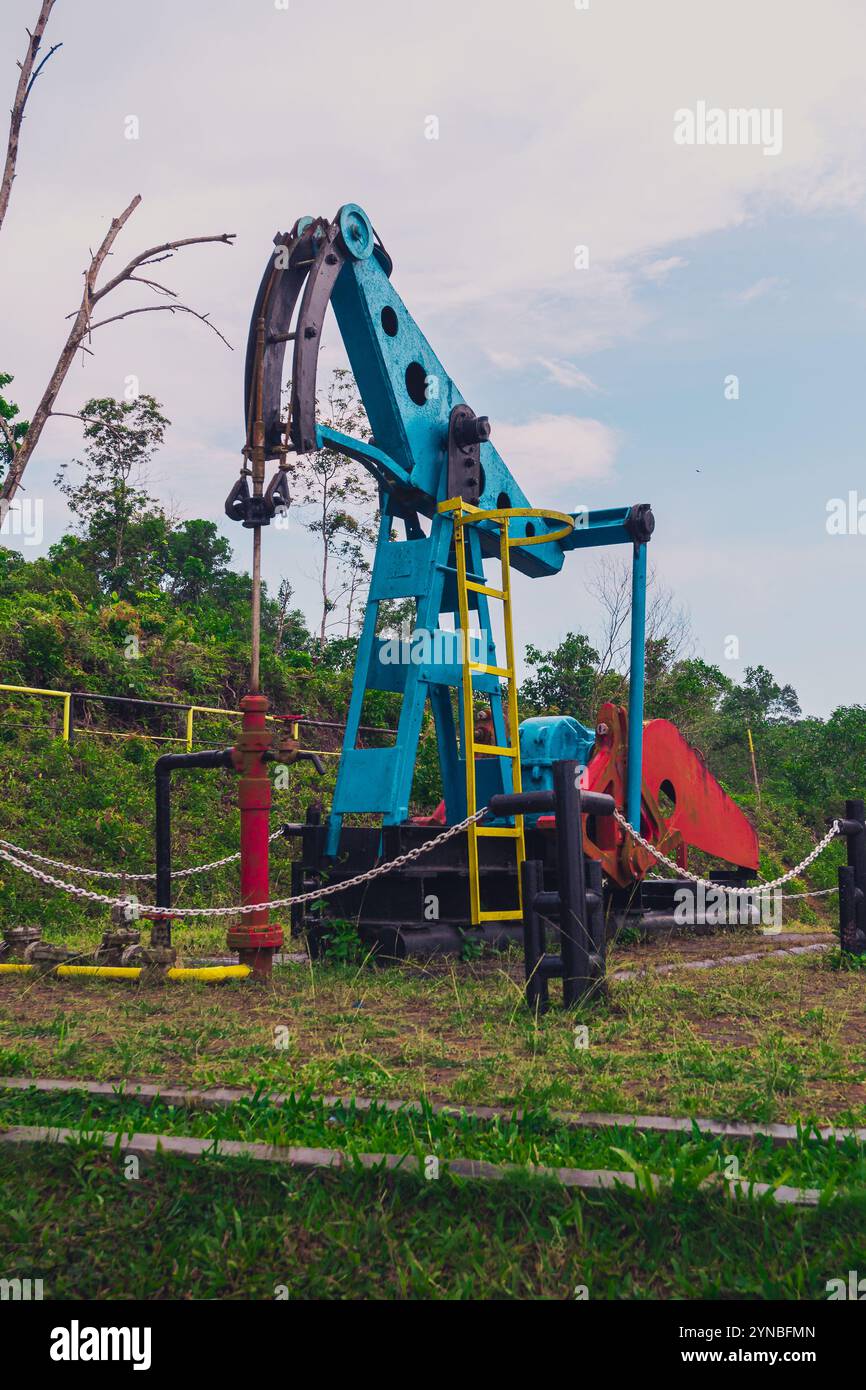 Pertamina Oil Monument in Samboja, East Kalimantan, Indonesia Stock ...