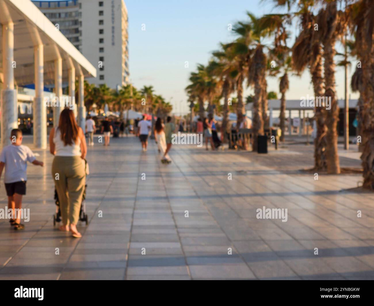 Tel Aviv beach front Promenade Stock Photo - Alamy