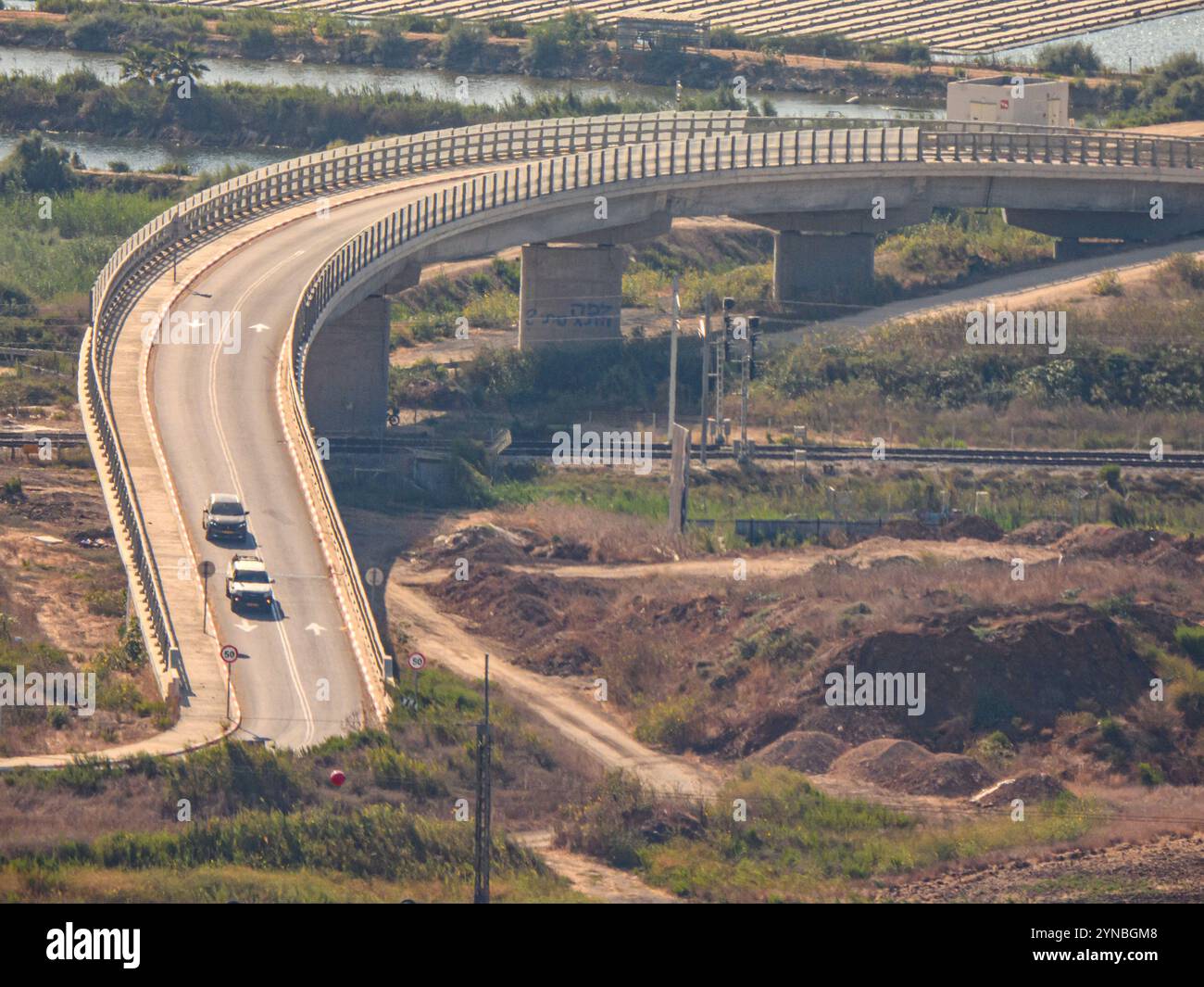 Highway in Jerusalem hills, Israel Stock Photo - Alamy