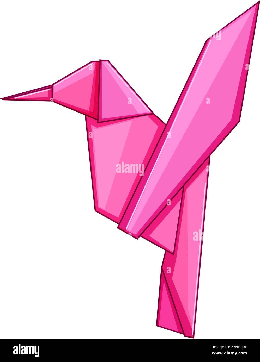 crane origami animals cartoon vector illustration Stock Vector Image ...