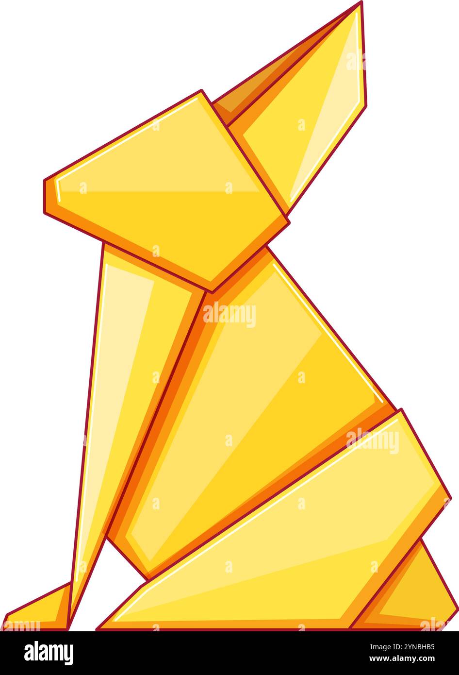 frog origami animals cartoon vector illustration Stock Vector Image ...