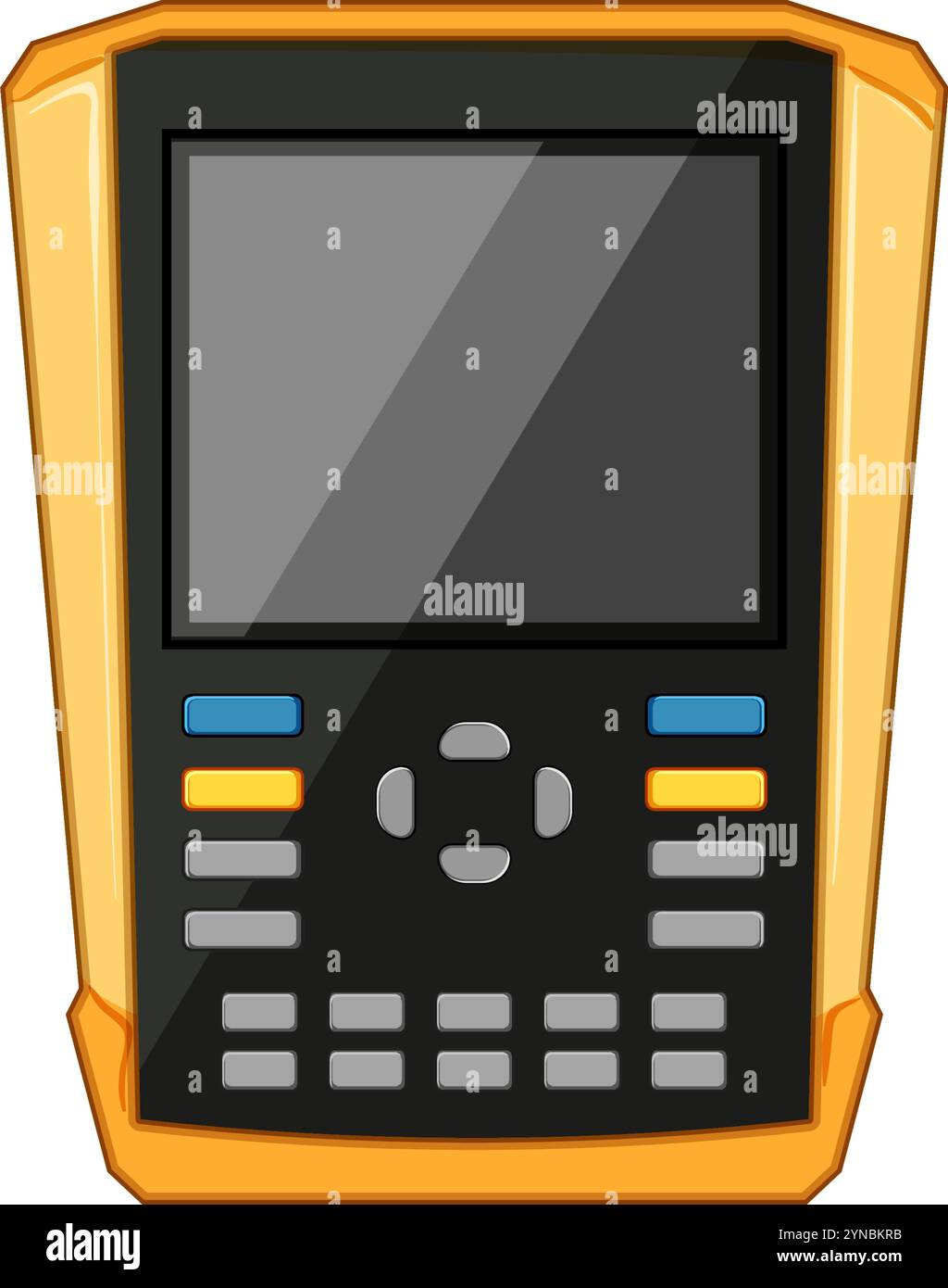 waveform oscillograph cartoon vector illustration Stock Vector Image ...