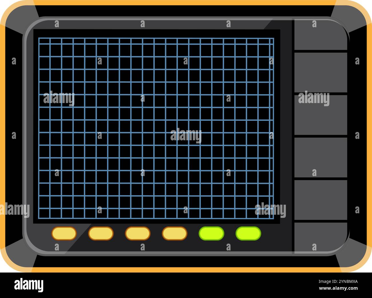 probe oscillograph cartoon vector illustration Stock Vector Image & Art ...
