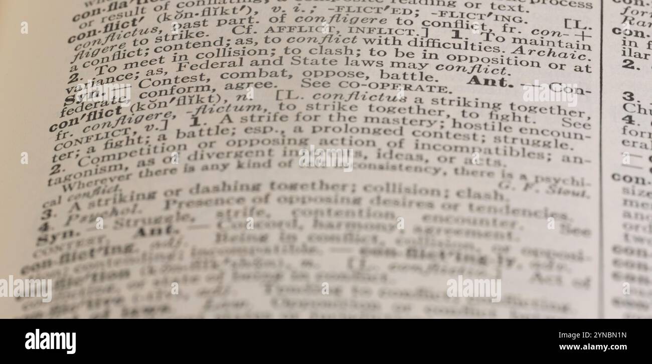 Defining vocabulary hi-res stock photography and images - Alamy