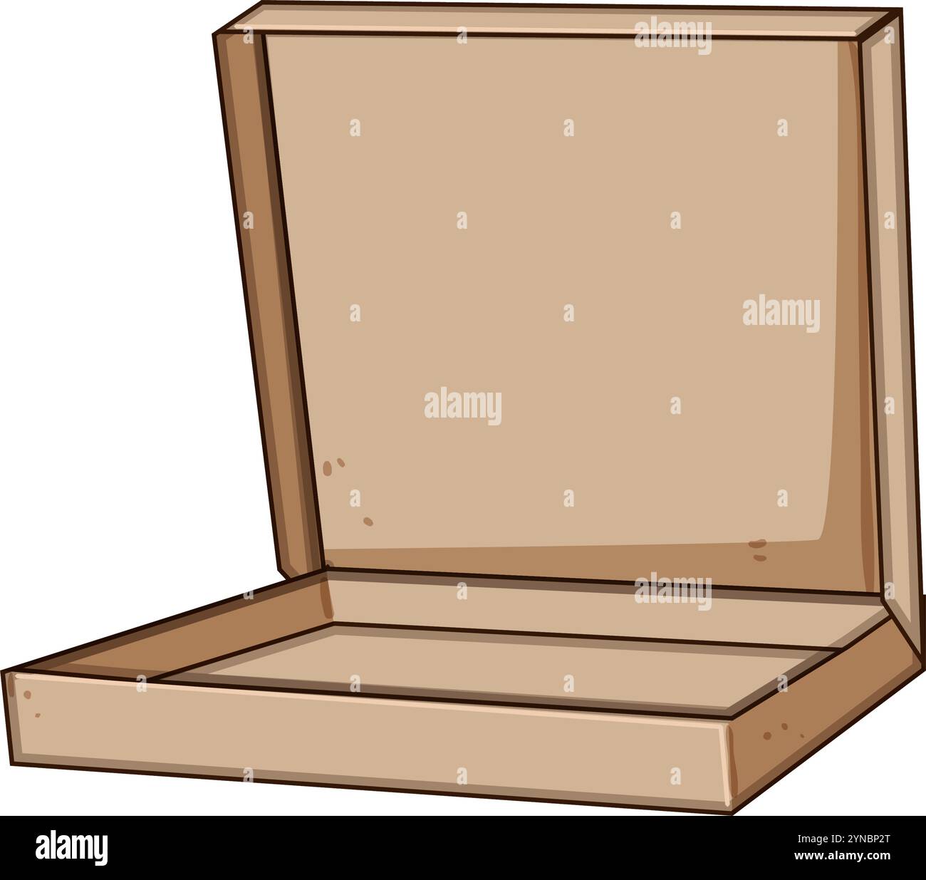 packaging pizza box cartoon vector illustration Stock Vector Image ...