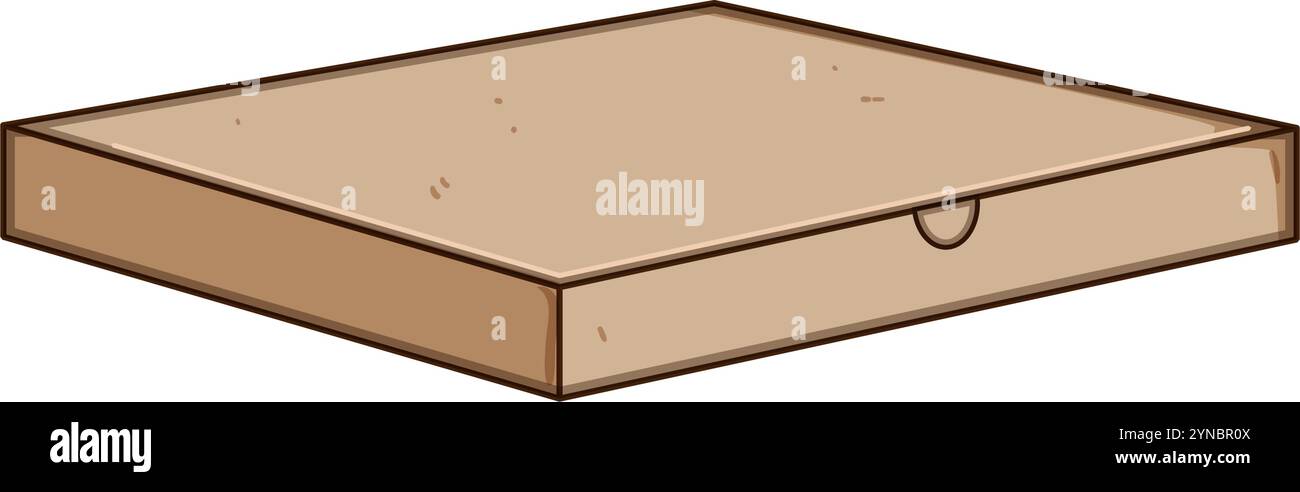 storage pizza box cartoon vector illustration Stock Vector Image & Art ...