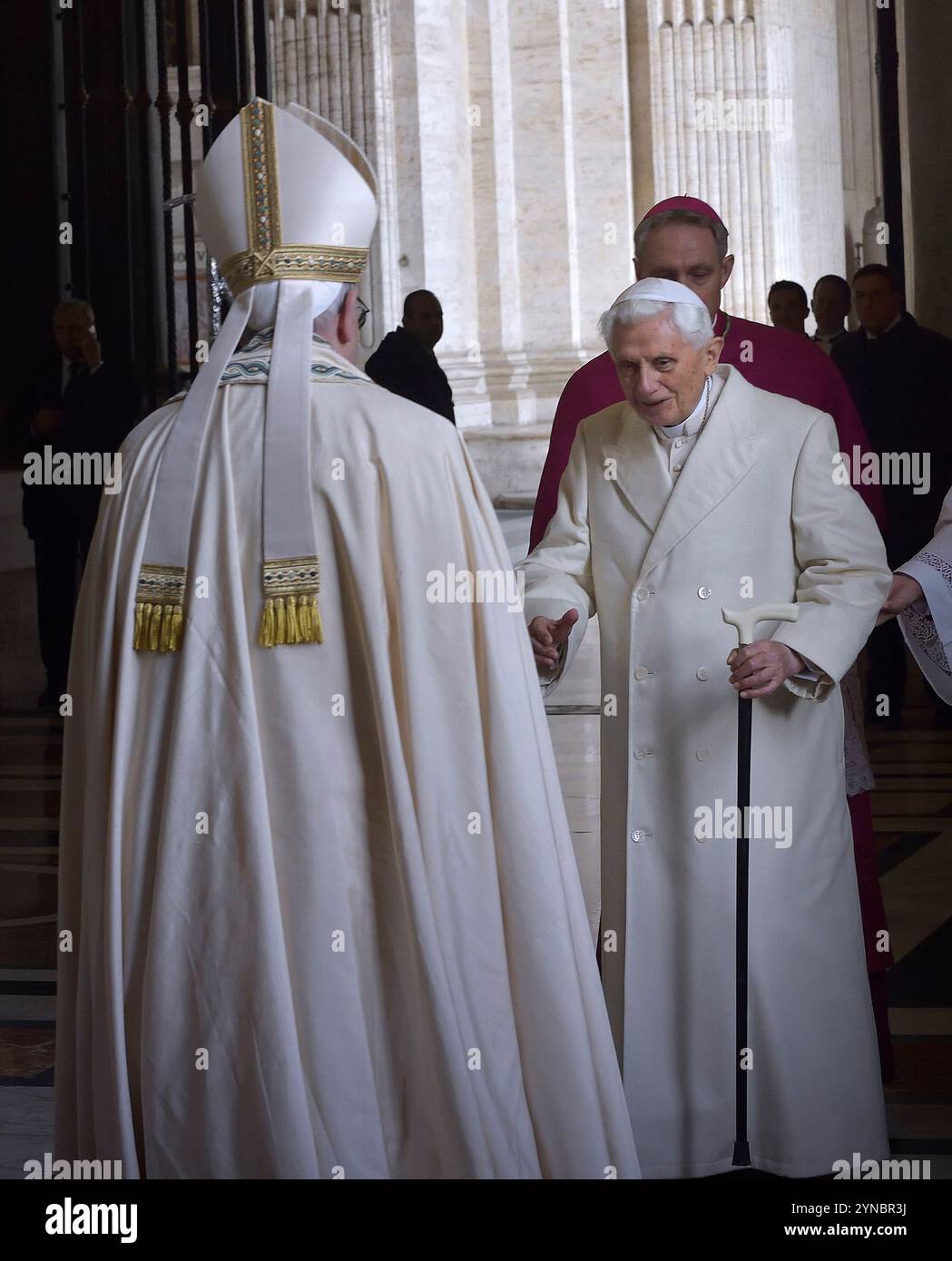 St. 24th Dec, 2024. On Christmas Eve, December 24, 2024, Pope Francis ...