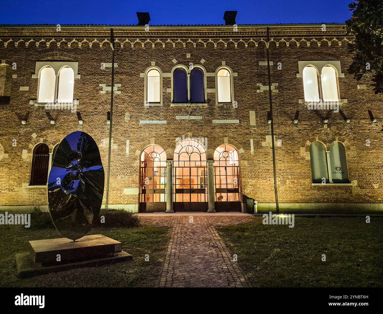 Italy, Legnano, Palazzo Leone da Perego, Leone da Perego palace Stock ...