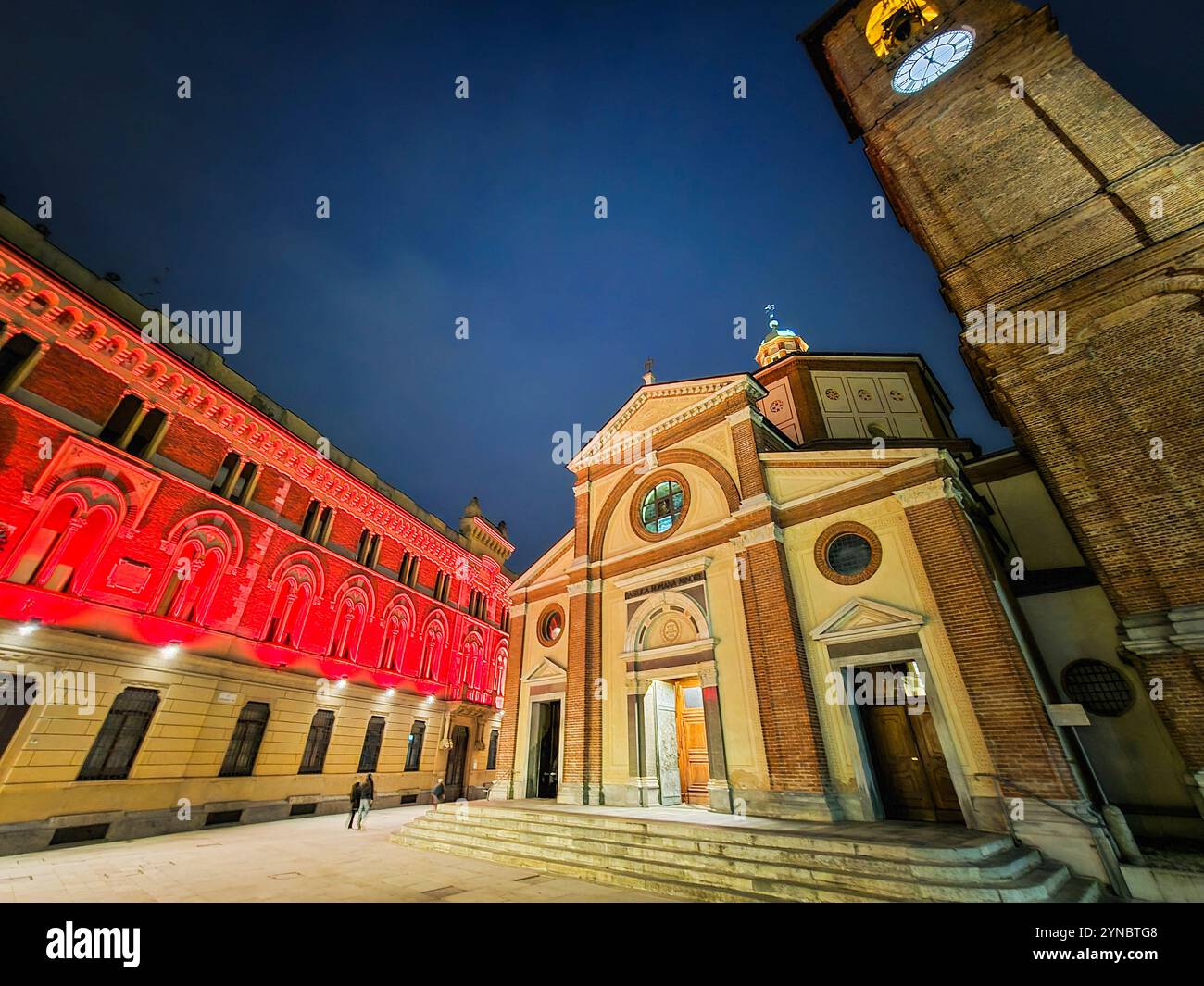 Italy, Legnano, San Magno square, Piazza San Magno Stock Photo - Alamy