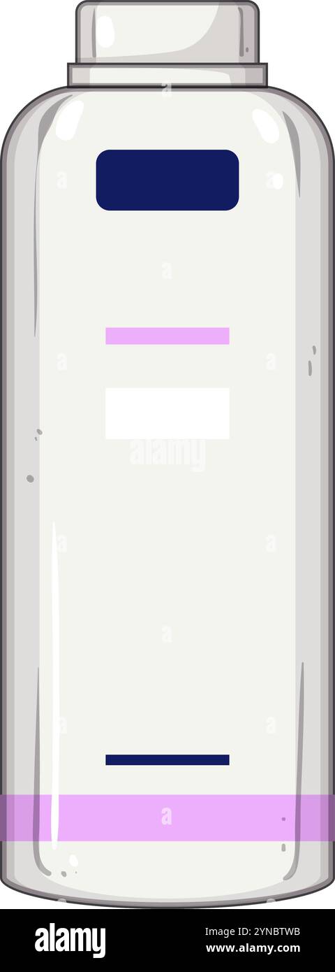 absorbent powder baby cartoon vector illustration Stock Vector Image ...