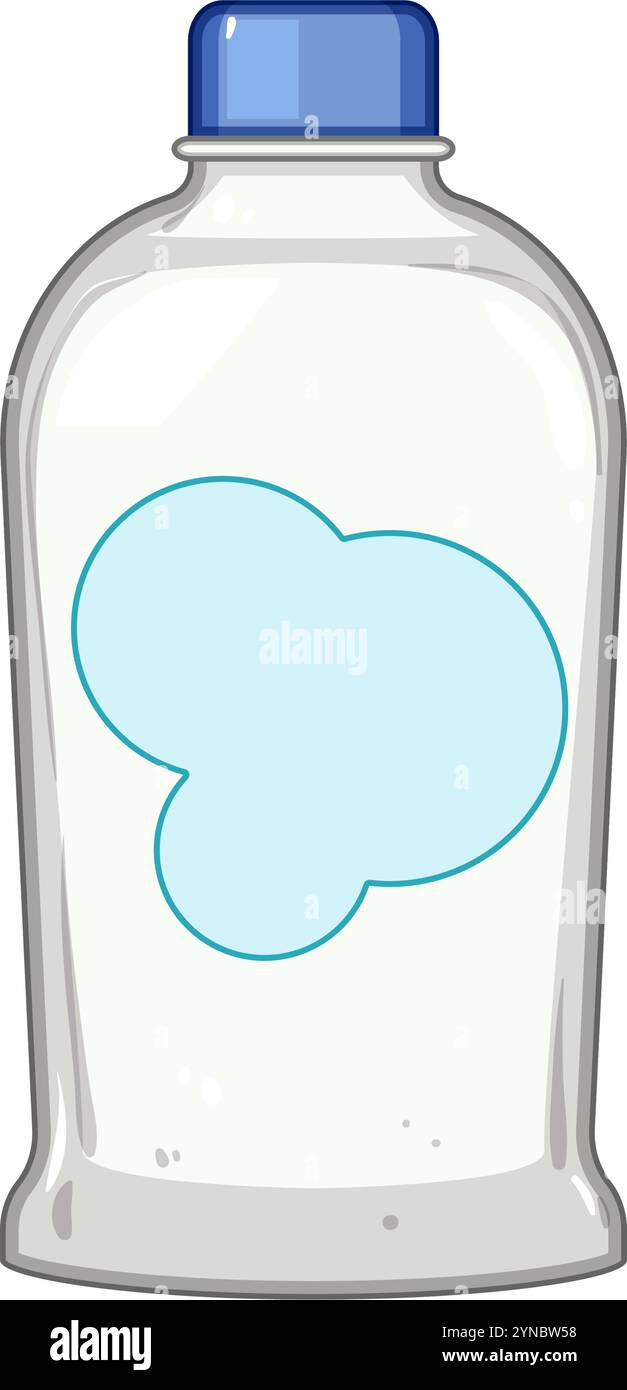 fragrance powder baby cartoon vector illustration Stock Vector Image ...