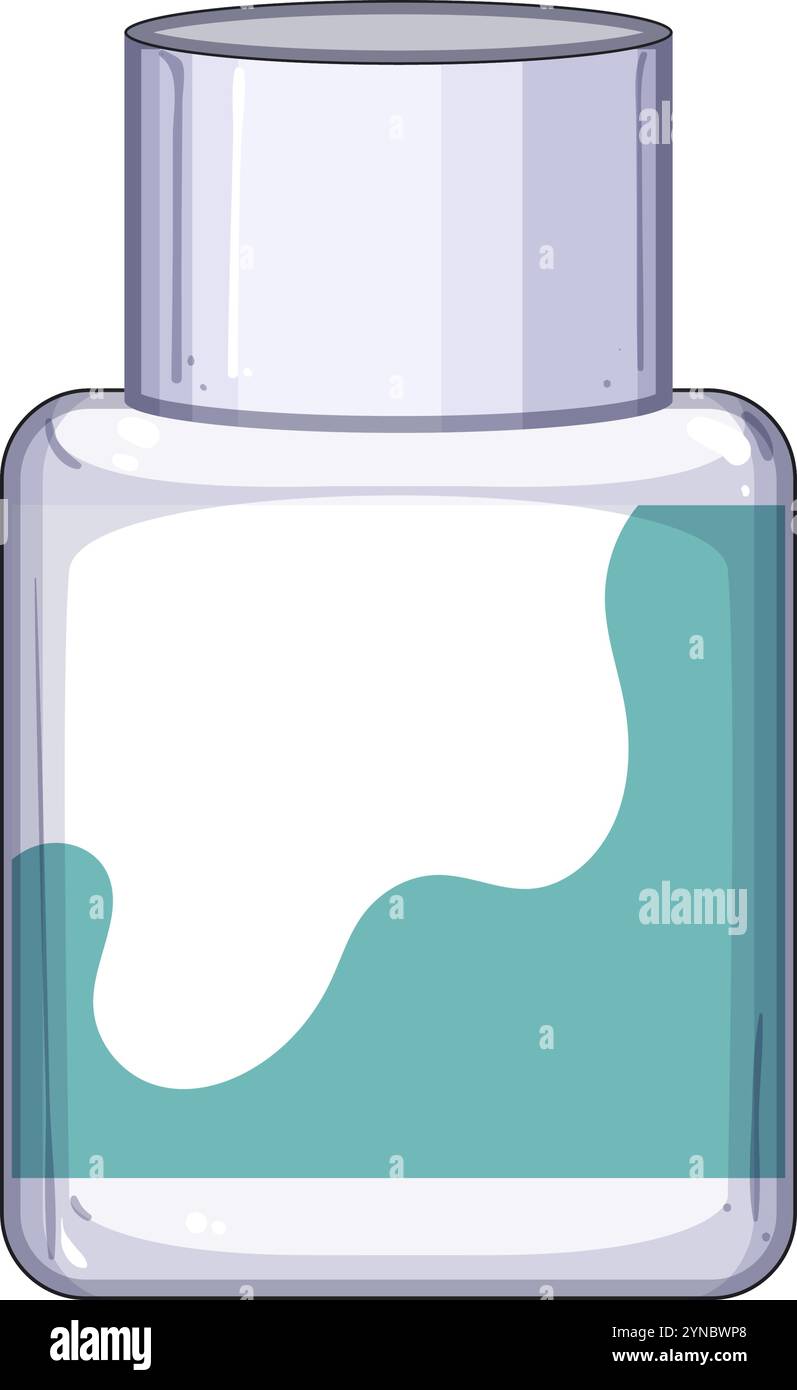 cornstarch powder baby cartoon vector illustration Stock Vector Image ...