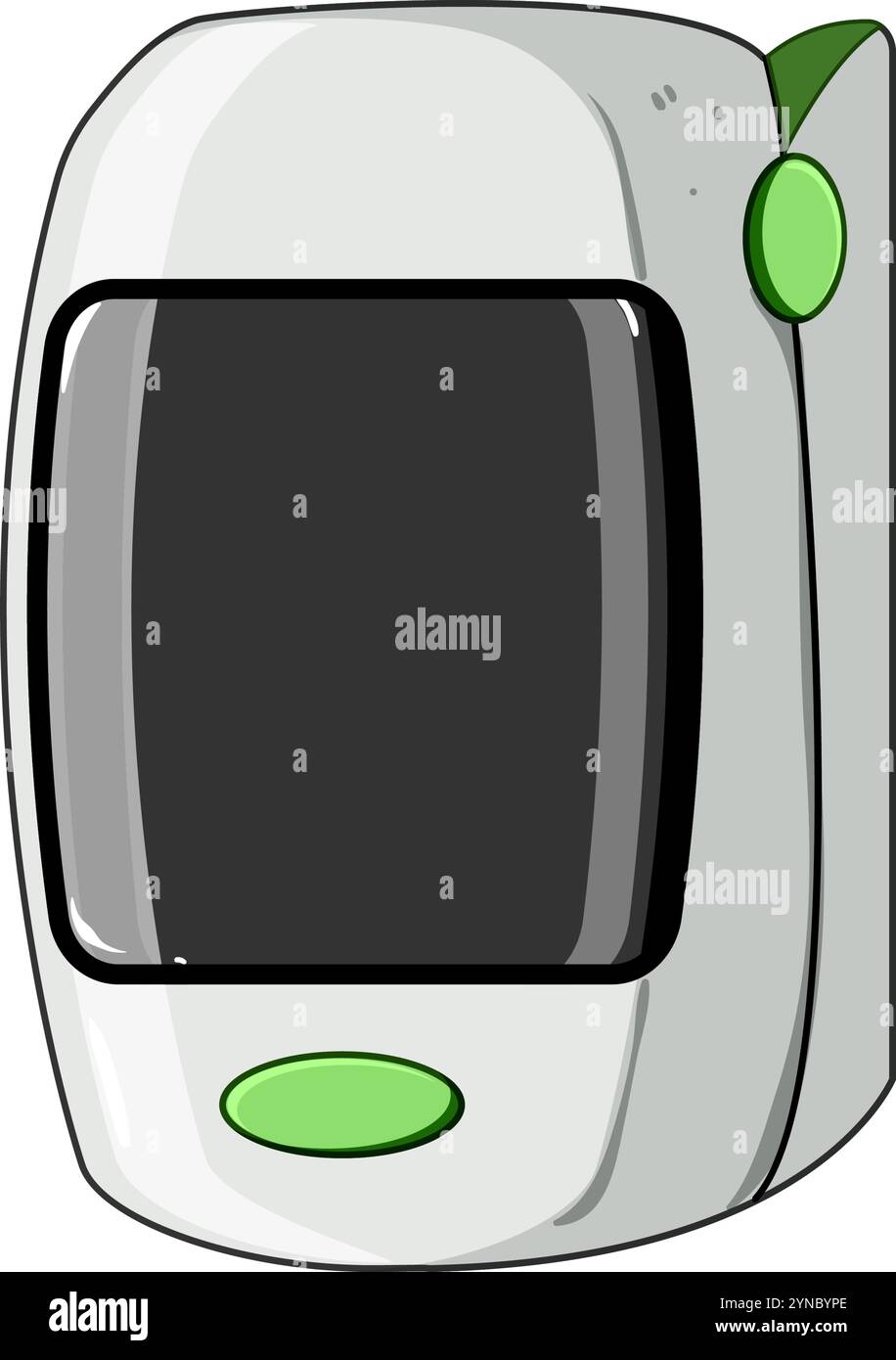 accuracy pulse oximeter cartoon vector illustration Stock Vector Image ...