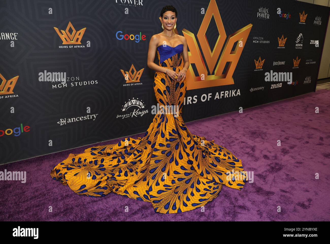 LOS ANGELES, CA - NOVEMBER 24: Janeisha John at the Heirs Of Afrika And ...