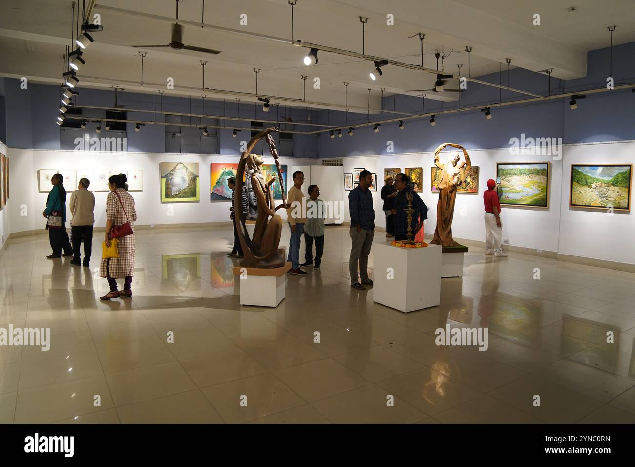 Kolkata, India, 25th November 2024. The 55th Annual Exhibition of ...