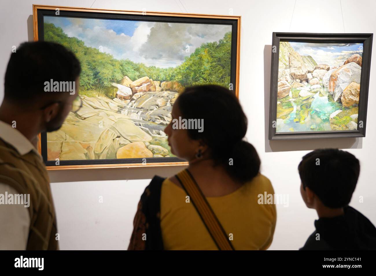 Kolkata, India, 25th November 2024. The 55th Annual Exhibition of ...