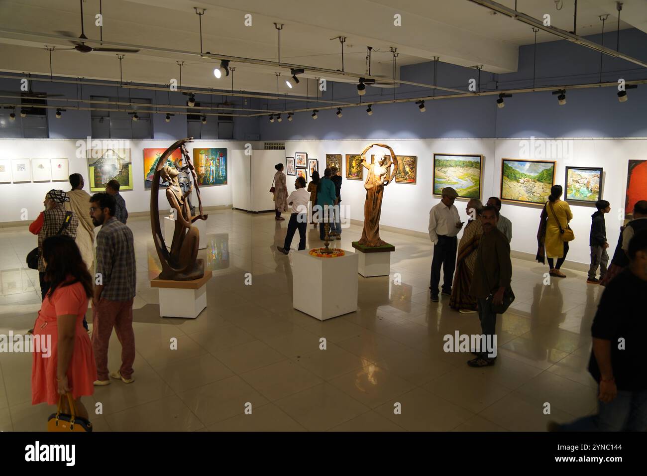 Kolkata, India, 25th November 2024. The 55th Annual Exhibition of ...