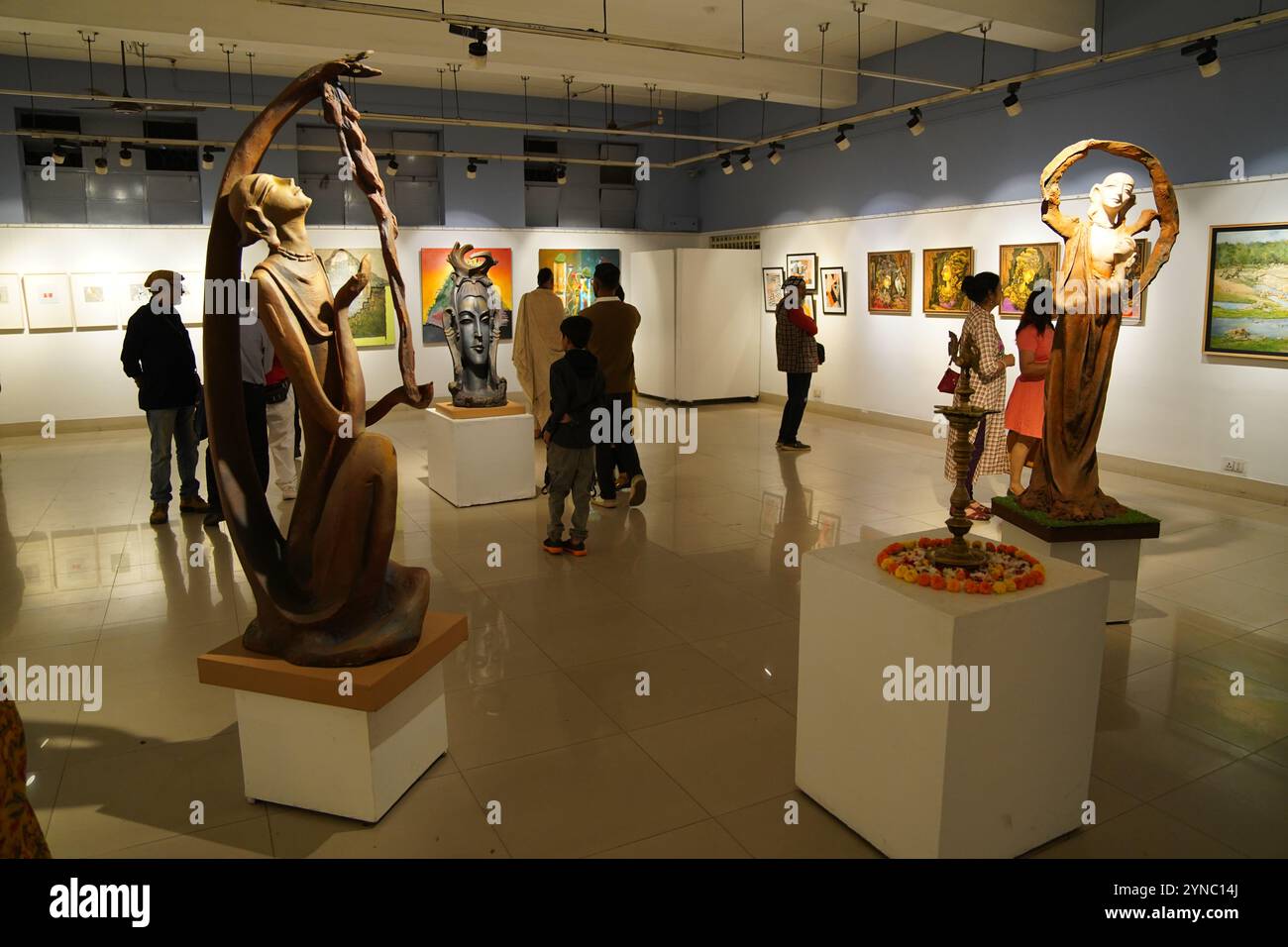 Kolkata, India, 25th November 2024. The 55th Annual Exhibition of ...