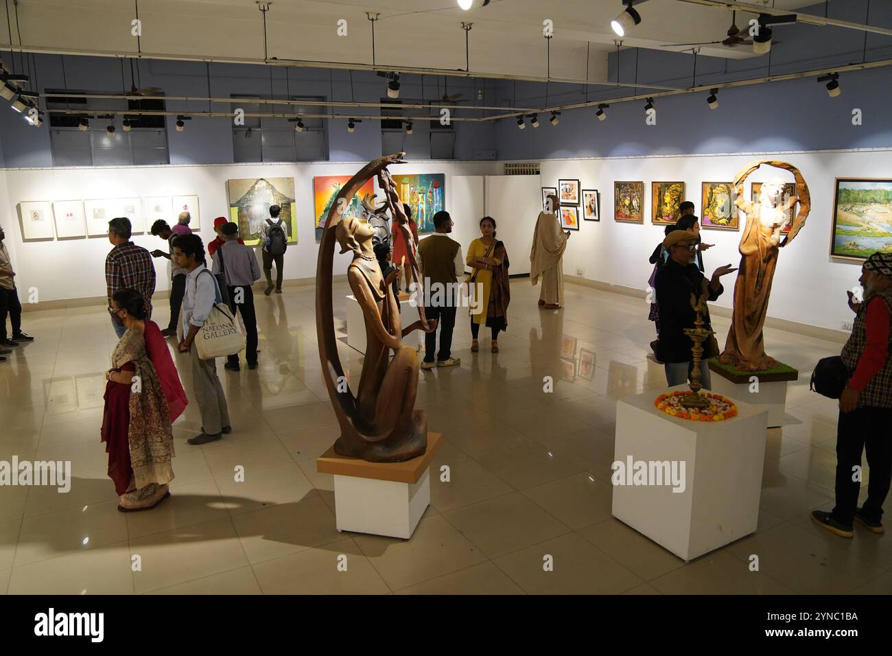 Kolkata, India, 25th November 2024. The 55th Annual Exhibition of ...
