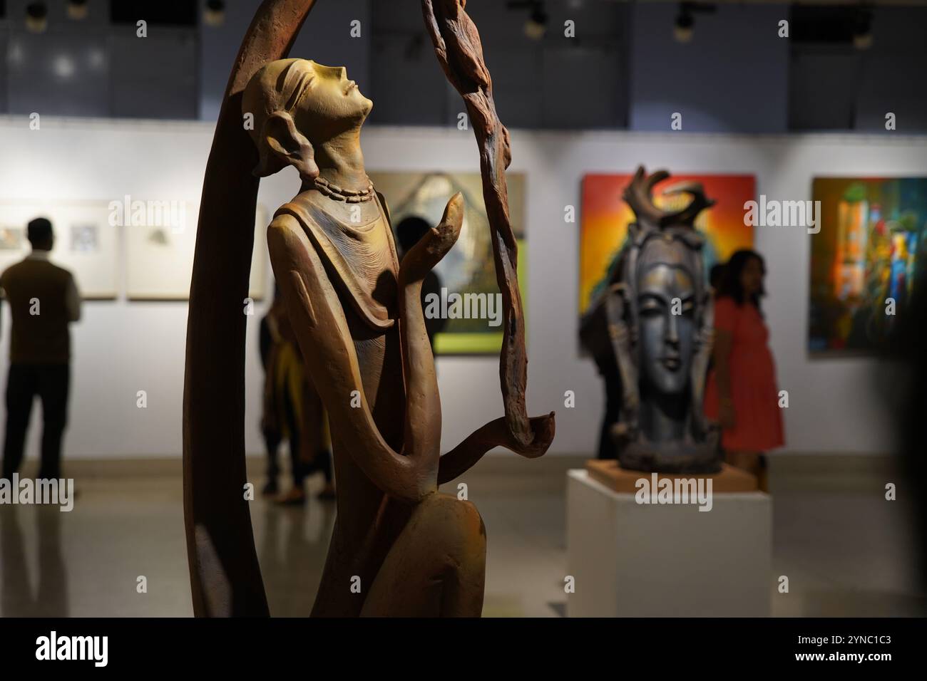 Kolkata, India, 25th November 2024. The 55th Annual Exhibition of ...