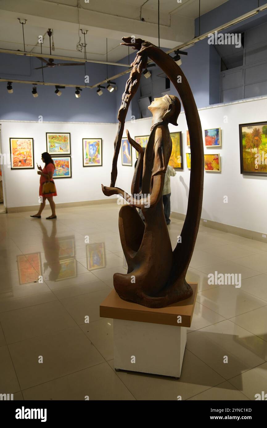 Kolkata, India, 25th November 2024. The 55th Annual Exhibition of ...