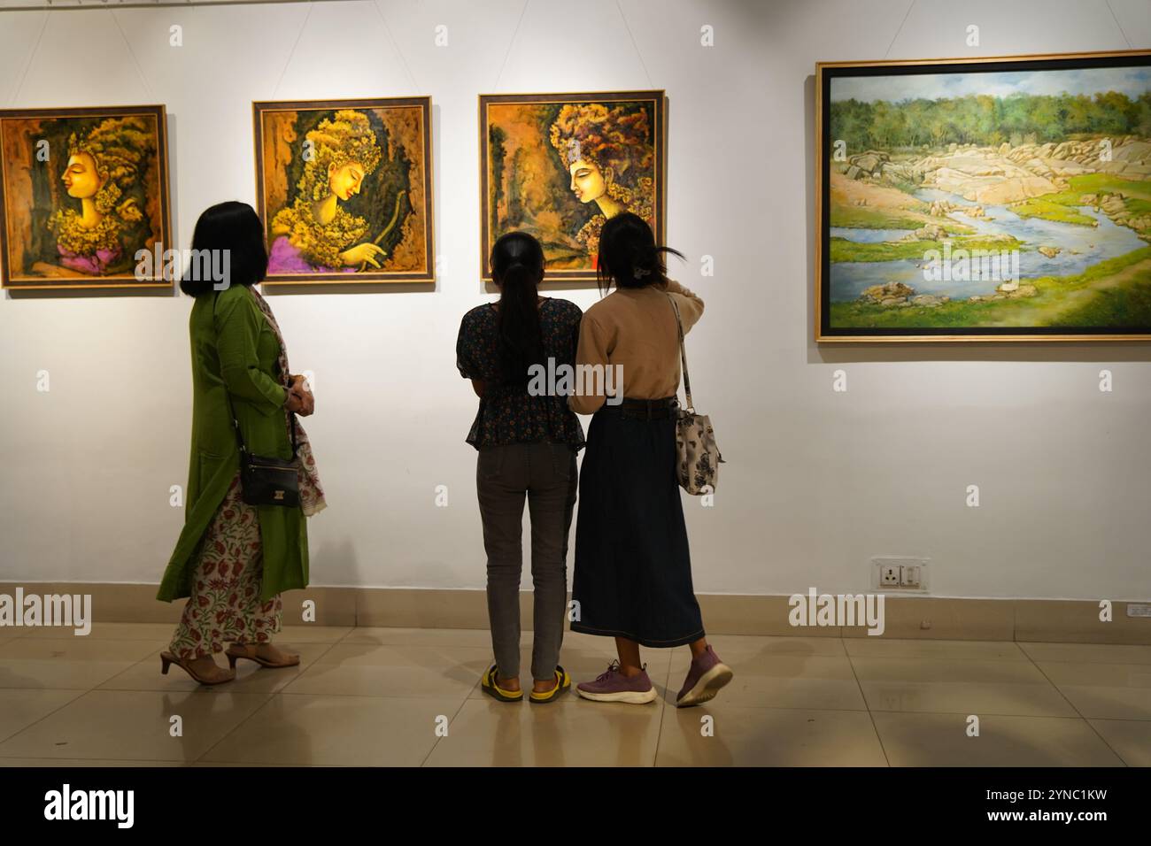 Kolkata, India, 25th November 2024. The 55th Annual Exhibition of ...