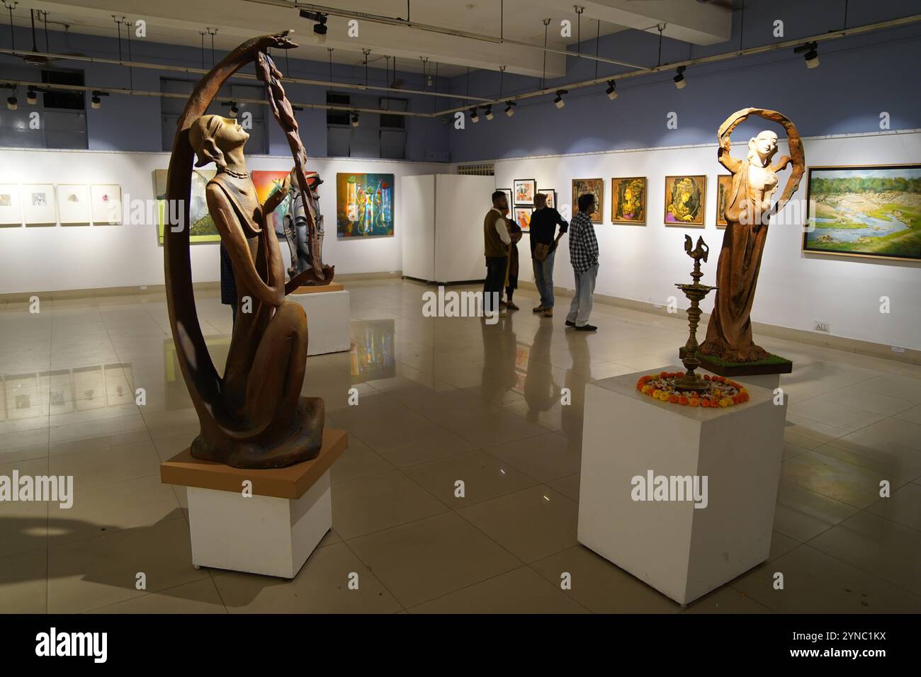 Kolkata, India, 25th November 2024. The 55th Annual Exhibition of ...